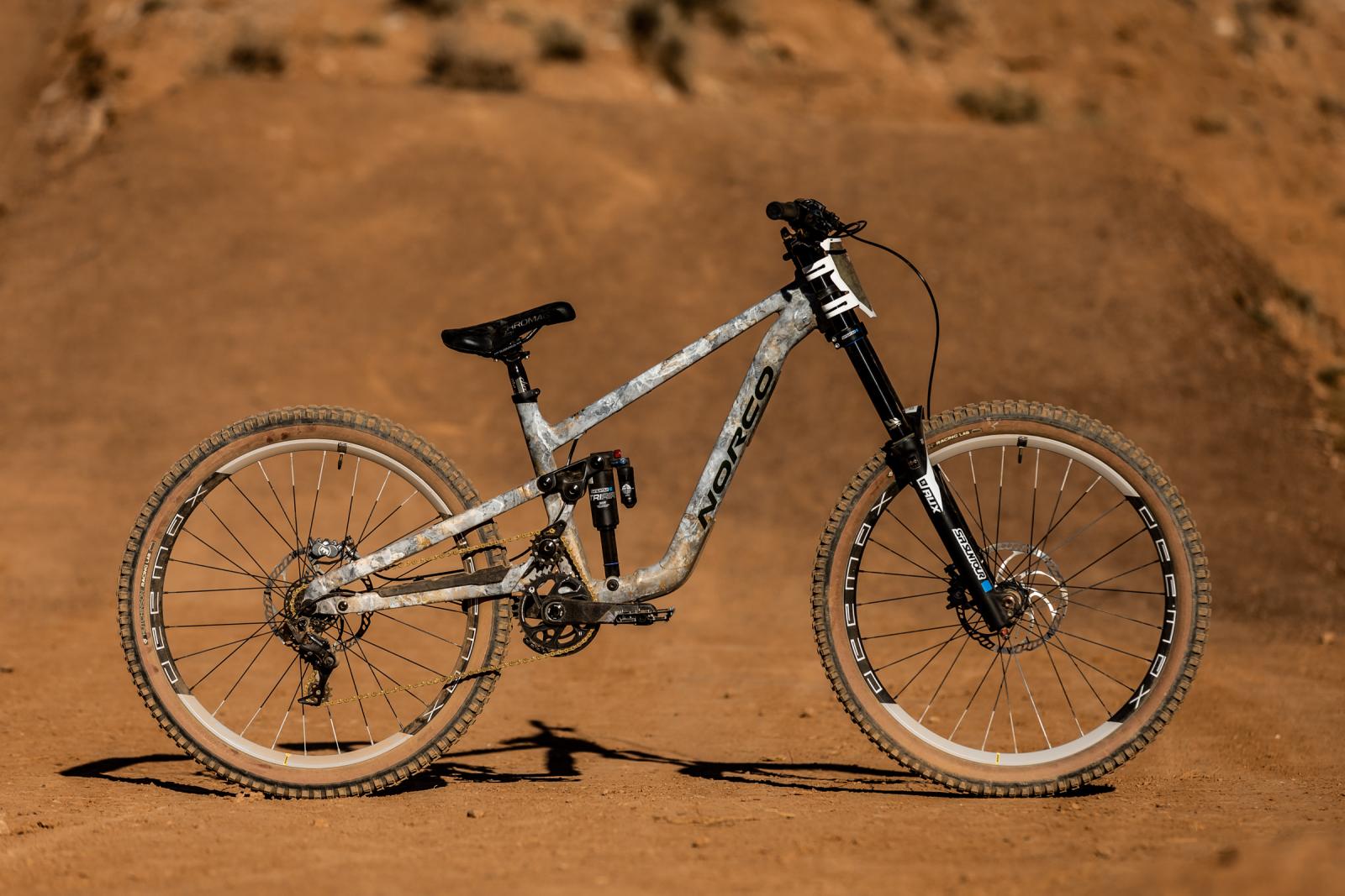 William Robert's Norco Shore for Rampage - Rampage Bike Check - William Robert's Norco Shore ...